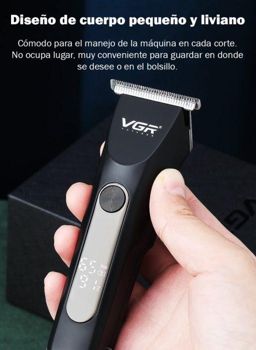 Maquina Corta Pelo Barba Trimmer VGR V-257 Recargable Display Led – VGR Argentina
