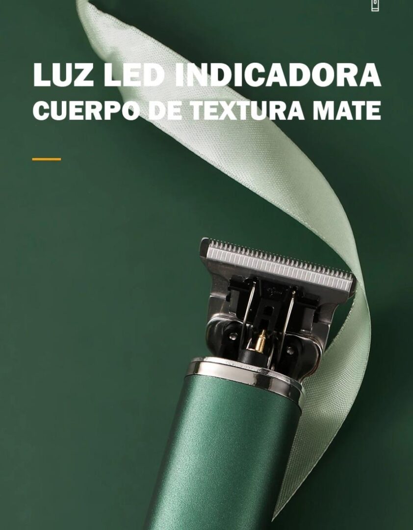 Maquina Corta Pelo Barba Trimmer VGR V-272 Recargable Usb 10 Medidas – Verde – VGR Argentina