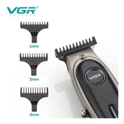 Maquina Corta Pelo Patillera Barba Trimmer VGR V-262 Recargable Usb – Negro – VGR Argentina