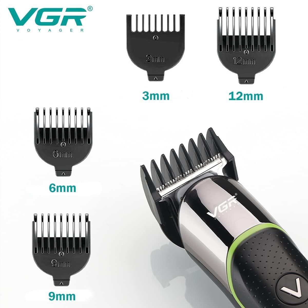Afeitadora Eléctrica Hombre Trimmer Barba 2en1 Usb Vgr V-332 - VGR Argentina