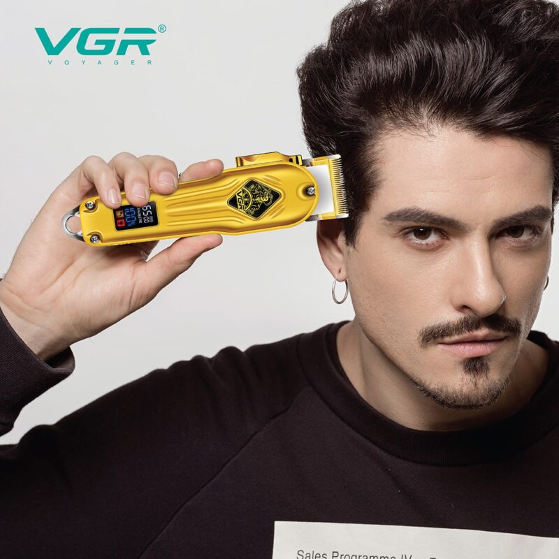Maquina Corta Pelo Vgr V-267 Clipper Inalambrica Profesional – Dorado ...