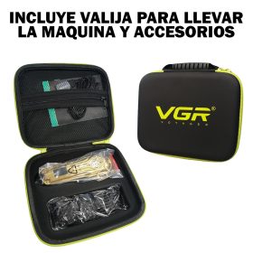 Maquina Corta Pelo Vgr V-267 Clipper Inalambrica Profesional – Dorado ...