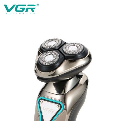 Afeitadora Eléctrica Hombre Shaver Vgr V-323 Usb Ideal Viaje Plateado – VGR Argentina
