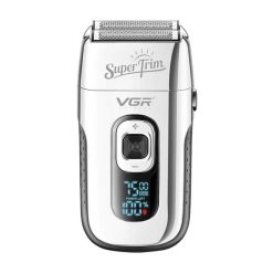 Afeitadora Eléctrica Hombre Trimmer Barba 2en1 Usb Vgr V-332 Plateado - VGR Argentina