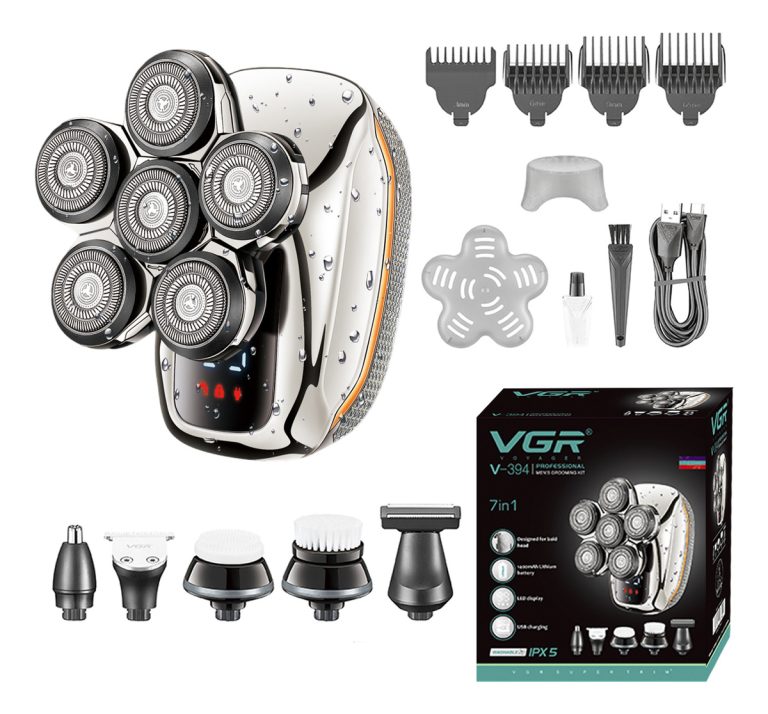 Máquina Cortar Pelo Barba Nariz VGR V-394 Grooming 7en1 IPX5 – VGR Argentina