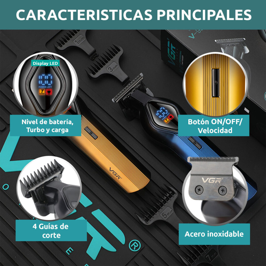 Máquina Patillera Profesional VGR V-921 Turbo AFA Argentina – VGR Argentina