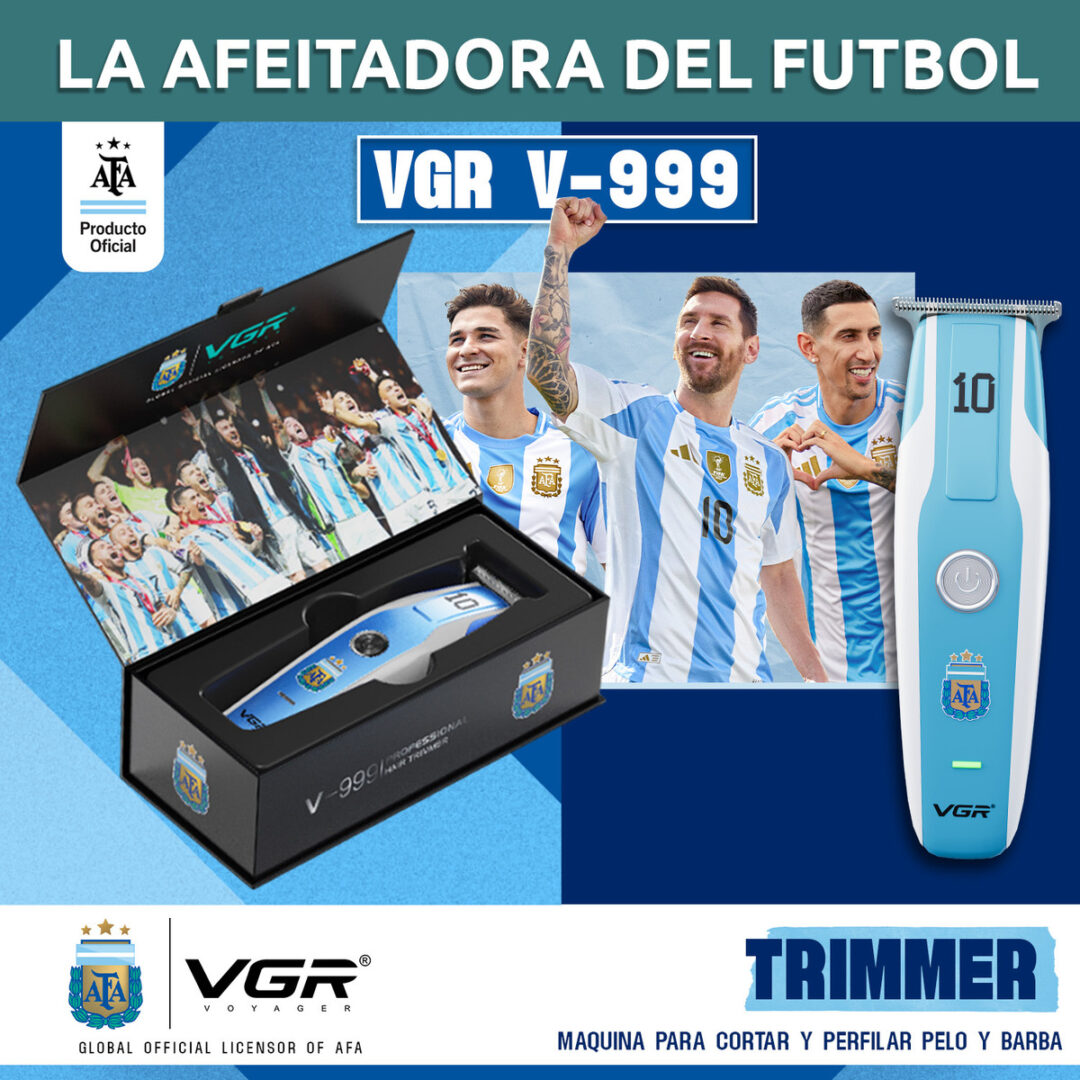 Máquina Trimmer Profesional VGR V-999 Afa Argentina Oficial – VGR Argentina