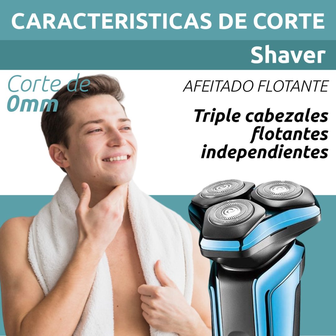 Afeitadora Eléctrica Hombre Shaver Barba Vgr V-313 Usb Ipx7 – VGR Argentina