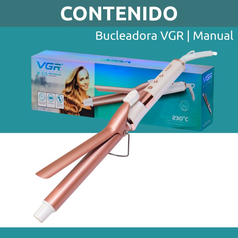 Rizador bucleadora ceramica vgr v-578 display led 25mm 230° – VGR Argentina