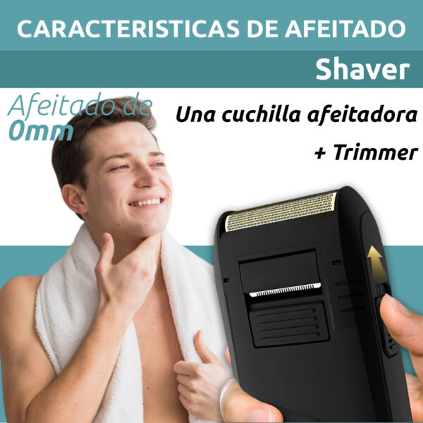 Máquina Afeitar shaver Eléctrica 2en1 Patillera VGR V-375 – VGR Argentina