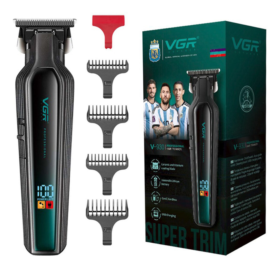 Cortadora Pelo Trimmer Profesional VGR V-930 7000rpm AFA DLC – VGR Argentina