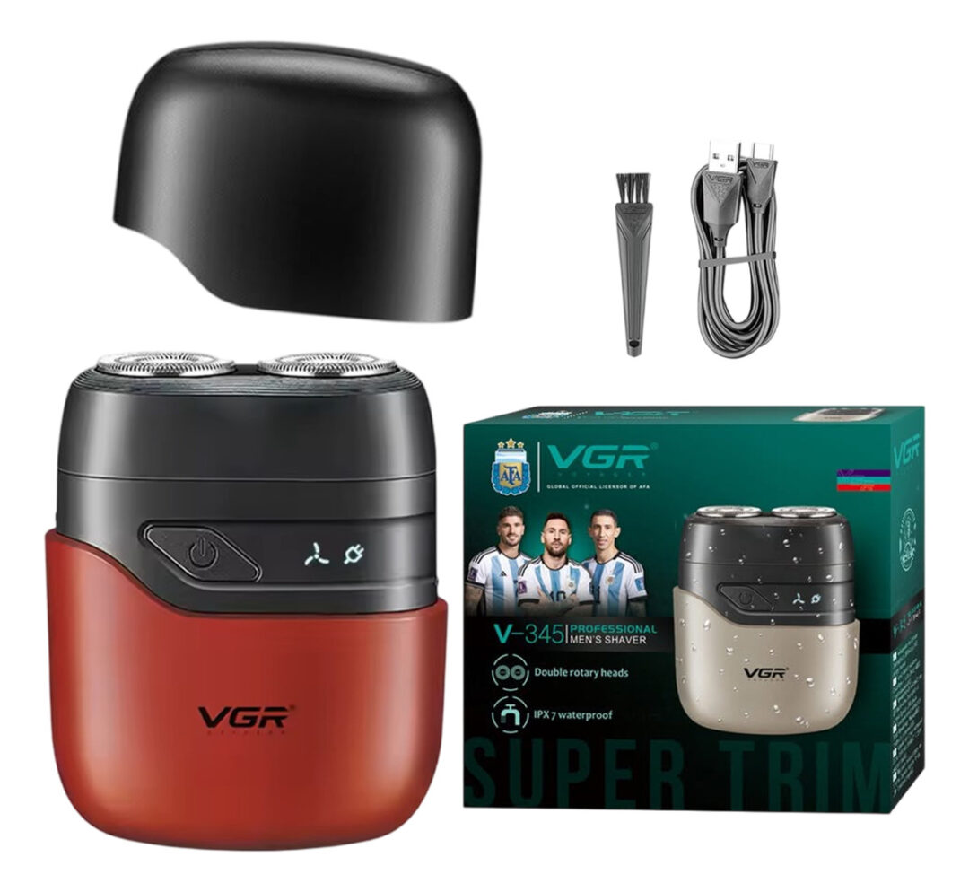 Afeitadora Eléctrica Portatil Vgr V-345 Usb Ipx7 Waterproof – VGR Argentina