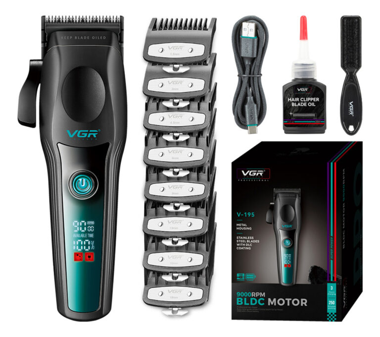 Máquina De Cortar Pelo Profesional Vgr V-195 Bldc 9000 Rpm – VGR Argentina