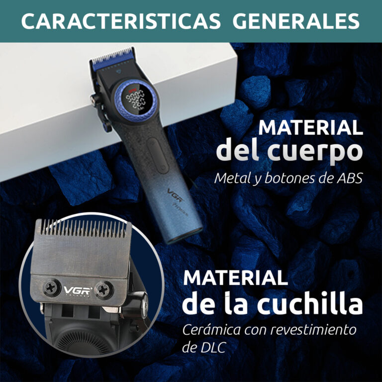 Máquina Barbería Profesional Corta Pelo Vgr V-001 Pro Bldc – VGR Argentina